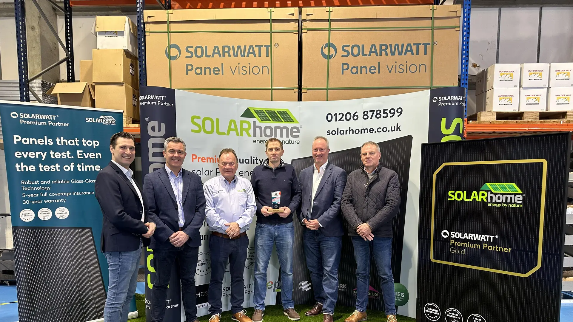 Solarwatt are proud to award SOLARhome with Premium Partner GOLD 2024